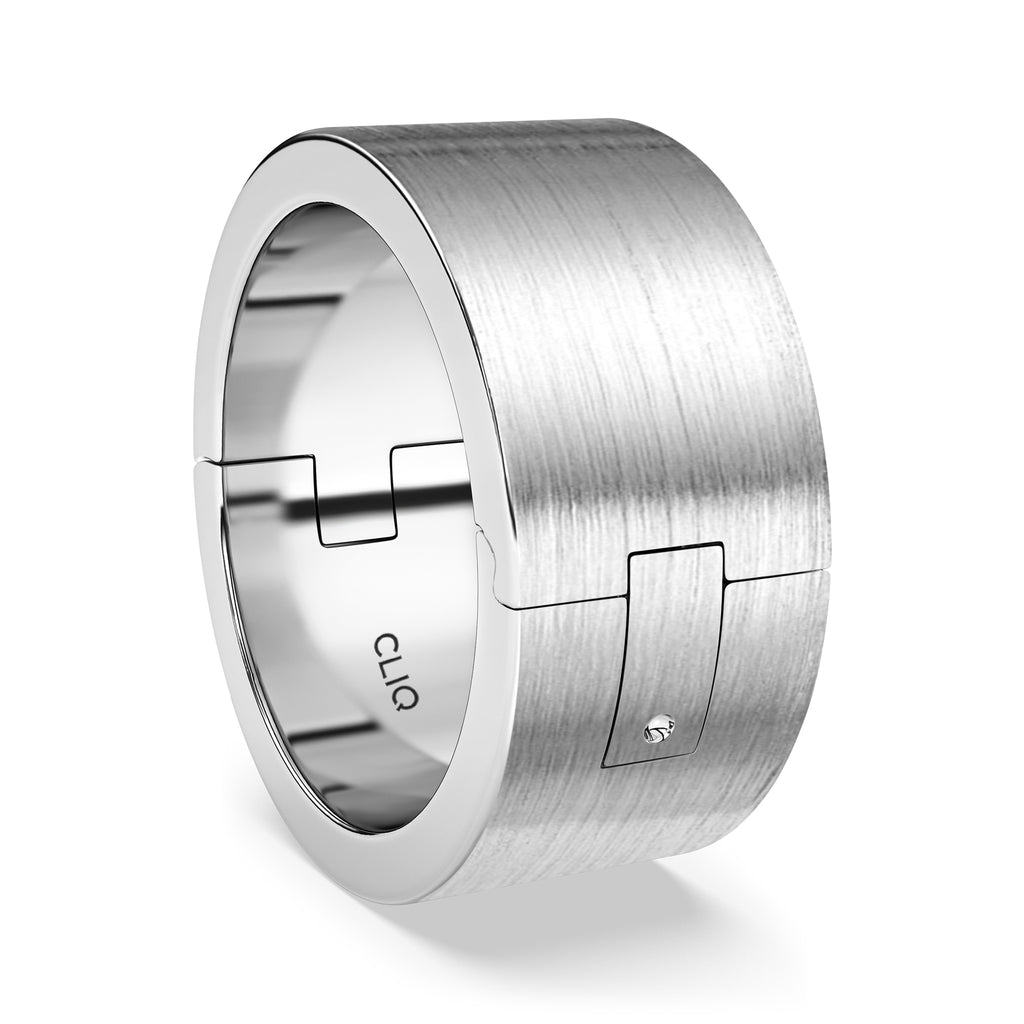 Classic Flat Profile Band with Matte Finish, 10mm