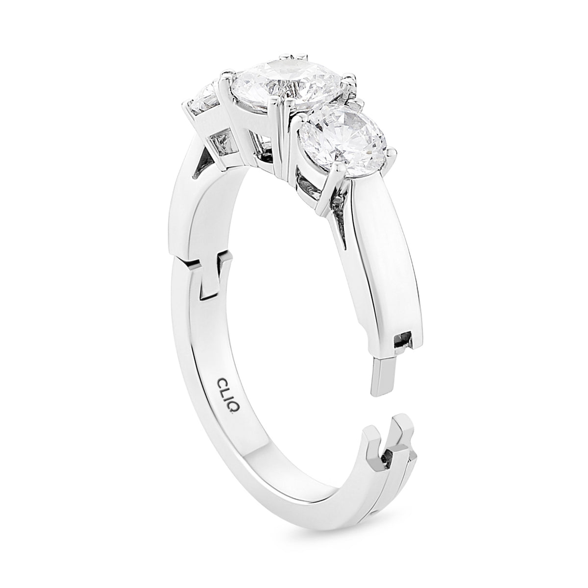 Triplet Three Stone Ring – CLIQ Jewelry