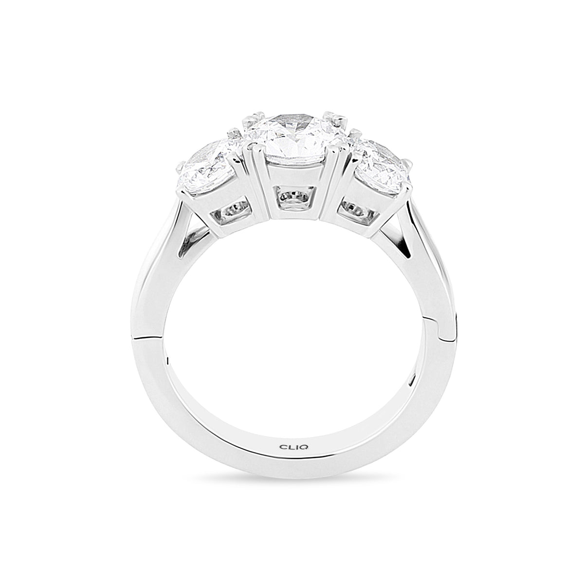 Triplet Three Stone Ring – CLIQ Jewelry
